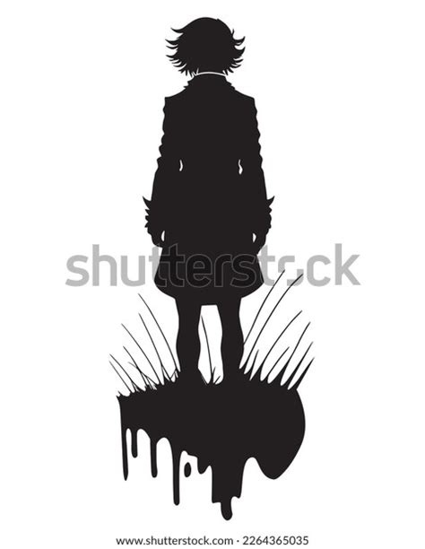 Single Girl Silhouette Art Illustration Stock Vector Royalty Free 2264365035 Shutterstock