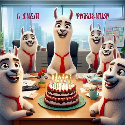 Открытки С днем рождения для коллеги