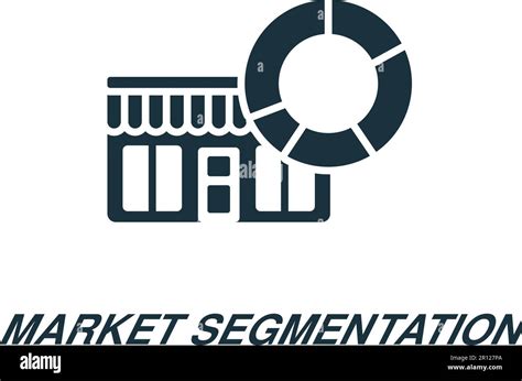 Market Segmentation Icon Monochrome Simple Sign From Business Concept