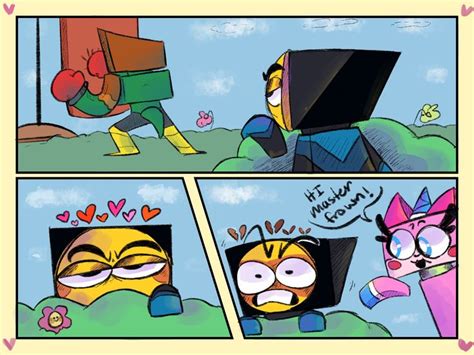 Unikitty Comic 33 Unikittymáster Frown And Brock Garabatos
