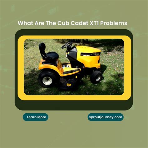 What Are The Cub Cadet Xt1 Problems Know To Fix Them