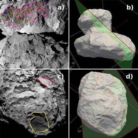 Large Scale Fractures On The Small Lobe A Cross Cutting Pattern Of