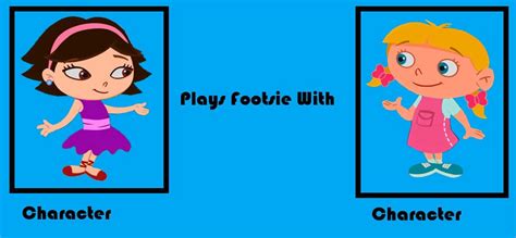 June Einstein Plays Footsie With Annie Einstein By Barneysuperfan375 On