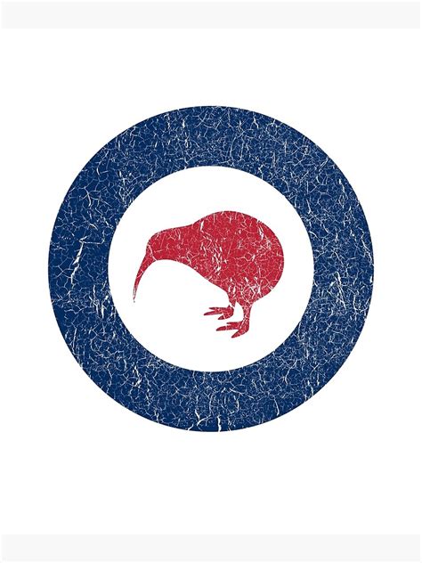 Vintage New Zealand Kiwi Art Print By Vladocar Redbubble