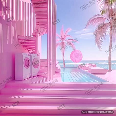 Ai创作图粉红色的超现实世界 粉红色环境 粉色奇幻建筑物 奇幻粉色建筑 浪浸粉色系美陈 粉红色的3d风景 粉色奇幻建筑 粉色生活空间 浪漫温馨粉色主题场景 粉色唯美场景 洗衣机设计 粉红色的