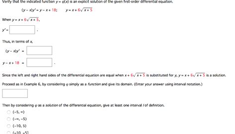 solved verify that the indicated function y p x is an