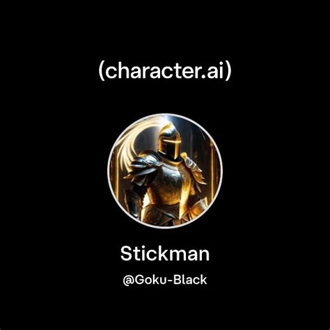 Stickman Goku Black Character Ai Ai Chat Reimagined Your Words Your World