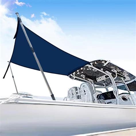 Tebaisea Boat Sun Shade Kit Boat Canopy T Top Boat Cover With