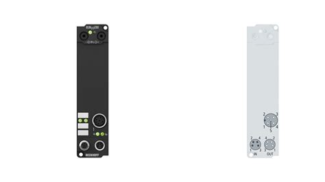 IE6012 Extension Box 2 channel communication interface serial TTY 20 mA M12 倍福 中国