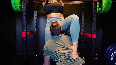 Gym Porn Sex In The Squat Rack Blowjob Porn Feat Lily Strong By