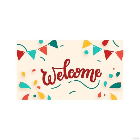 Welcome Banner Png