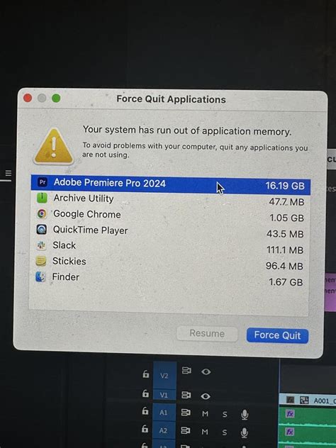 has anyone figured out a solution to the your system has run out of application memory issue