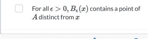 Solved Let X D Be A Metric Space With AX And XX Which Chegg Com