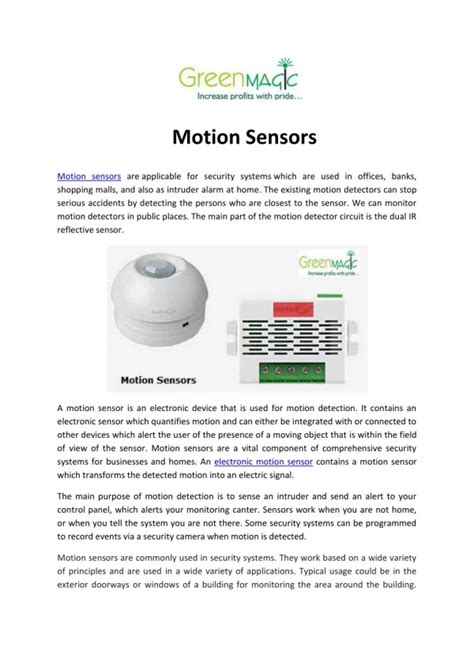 Ppt Position And Motion Sensors Powerpoint Presentation Free Download Id 2401286