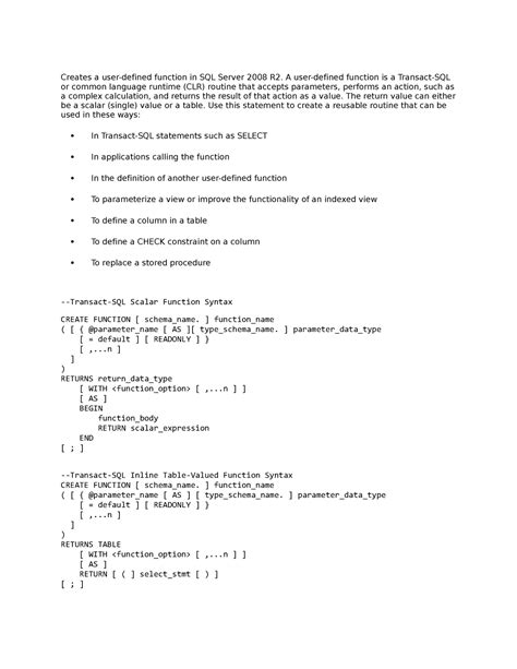 Functions Introduction Introduction To Database Management Systems