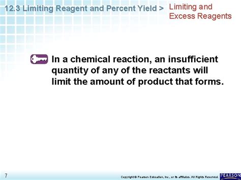 Limiting Reagent And Percent Yield Chapter