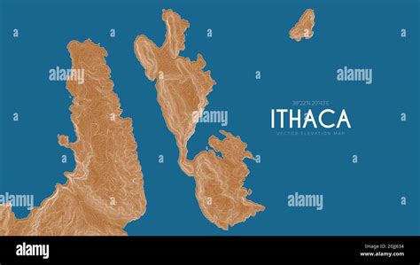 Ithaca Island Map