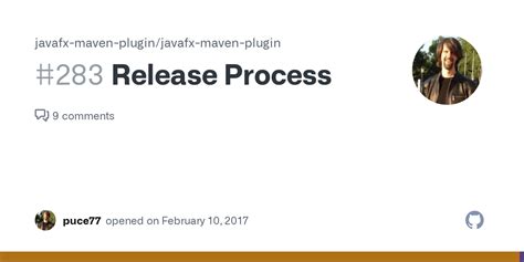 Release Process · Issue 283 · Javafx Maven Pluginjavafx Maven Plugin · Github