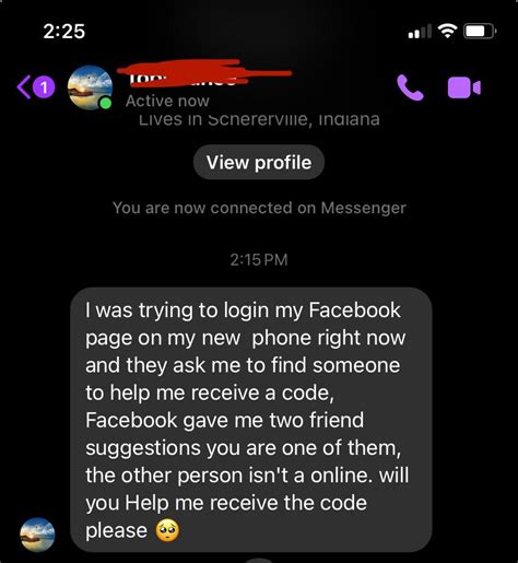 Psa If A Fb Friend Dms You Asking For Help Recovering Their Fb Account With The “trusted