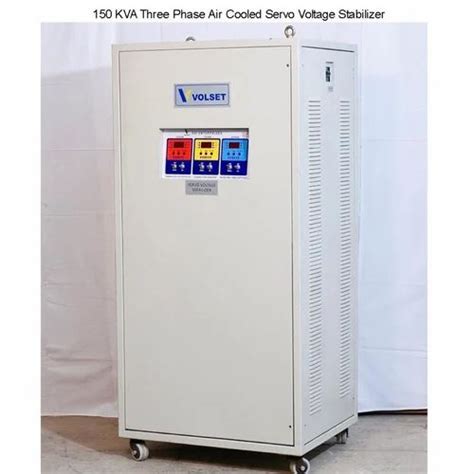 Three Phase Air Cooled Servo Voltage Stabilizer For Industrial At