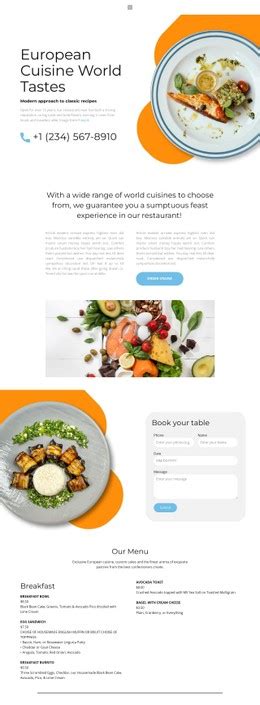 510 Food And Restaurant Css Templates
