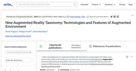 New Augmented Reality Taxonomy Technologies And Features Of Augmented Environment