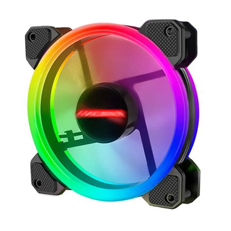 Coolmoon Ir 원격 조용한 Rgb 냉각 케이스 팬 컴퓨터 구성 요소 Cpu 쿨러 및 라디에이터 Pc 쿨링 팬