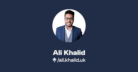 Ali Khalid Instagram Facebook Tiktok Linktree