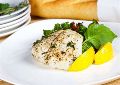 Roasted Haddock With Lemon Herb Sauce Cancer Nutrition Consortium