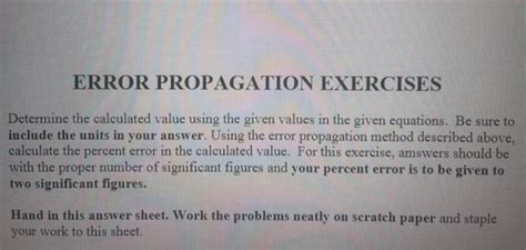 Solved Determine The Calculated Value Using The Given Values Chegg