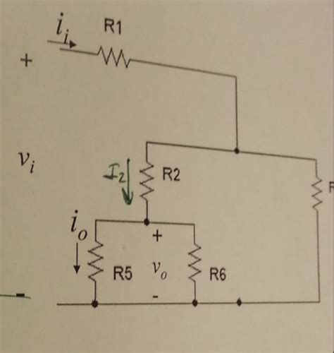 solved d i i for the following circuit calculate and for