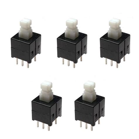 5PCS DPDT Self Locking Push Button Switch For Homage UPS SIG Daraz Pk
