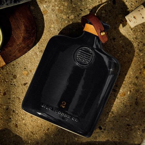 Ceramic Flask Scratch And Dent Black Etsy