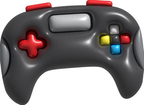 3d Icon Joystick Gamepad Game Console Or Game Controller Computer Game Minimalist Cartoon Style