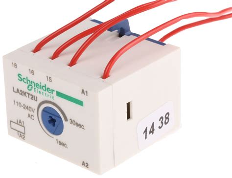 La2kt2u Schneider Electric Tesys Contactor Timer Rs