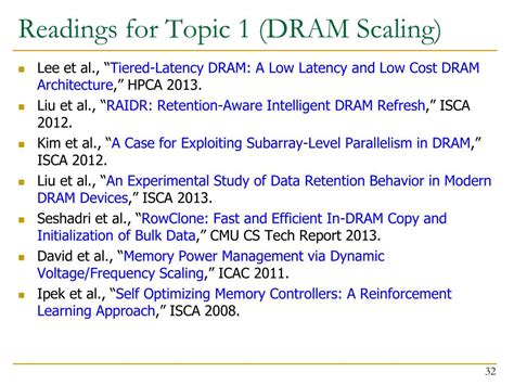 Ppt Scalable Many Core Memory Systems Topic 1 Dram Basics And Dram Scaling Powerpoint