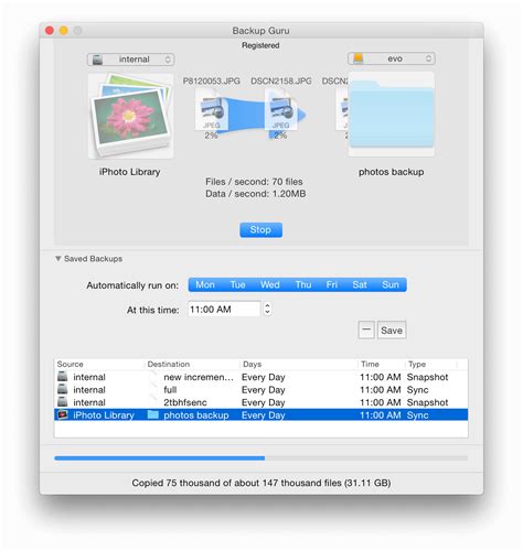 Mac Backup Software OS X Clone Sync And Snapshots