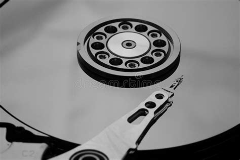 Inside A Open HDD Stock Photo Image Of Disc File Drive 146292176