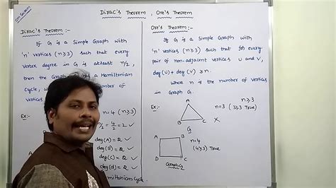 Diracs Theorem Ores Theorem In Graph Theory Youtube