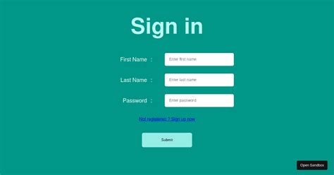 React Workshop Codesandbox