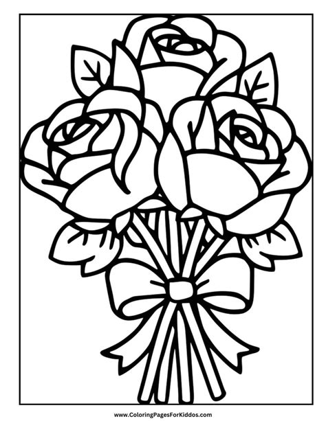 Rose Coloring Pages 10 Free Printable Pdfs