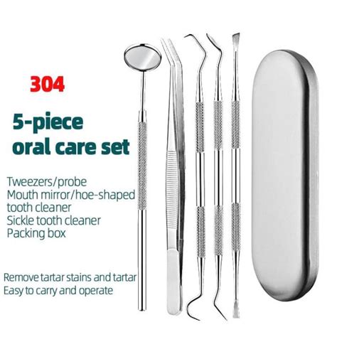 Professional Dental Tools Pack Teeth Cleaning Tools Premium Stainless