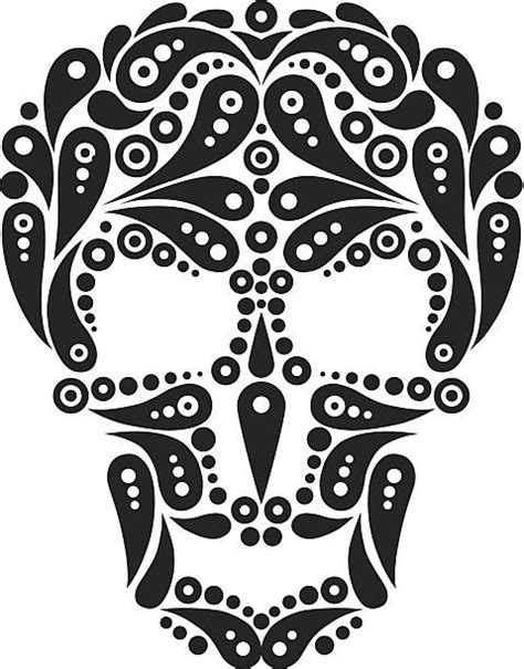 Sugar Skull Tattoo Black And White For Men