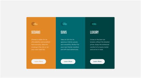 3 Column Preview Card Component Using Html And Css Coding Challenge