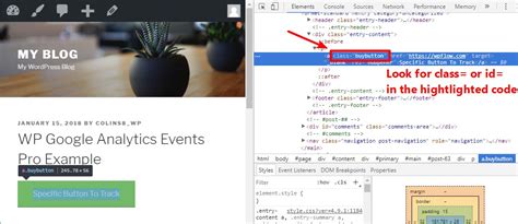 How To Use WP Google Analytics Events Click Tracking Tab WPFlow