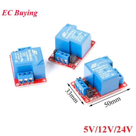 ONE TWO 1 2 Channel Relay Module 30A With Optocoupler Isolation 5V 12V 24V Supports High And Low