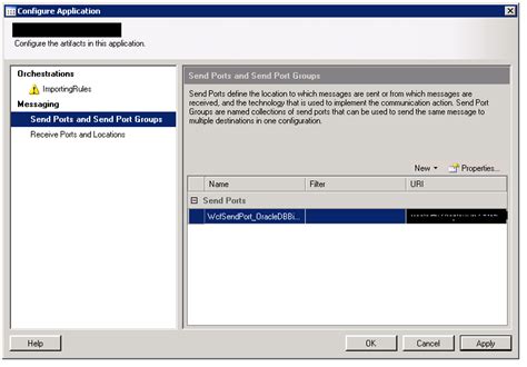 Biztalk Oracle Binding Not Showing In Send Port Stack Overflow