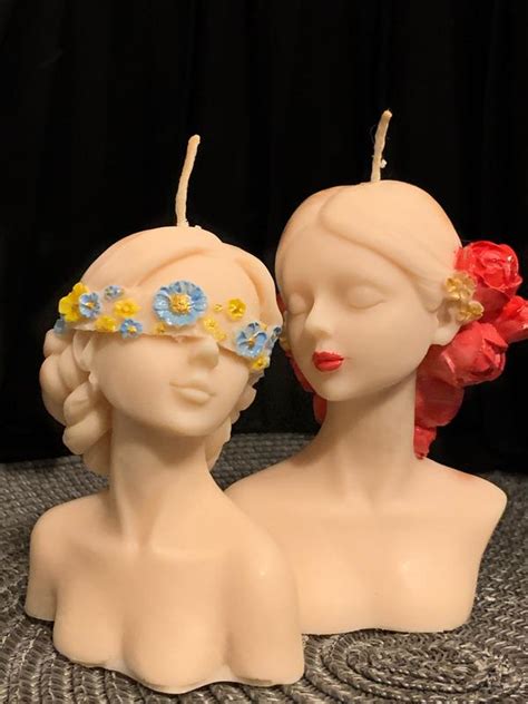 Свеча из соевого воска девушка соевый воск — цена 142 грн в каталоге Свечи Купить товары для