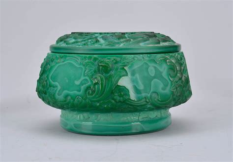 Toilettset 3 Delar Glas Rosenthal Tjeckoslovakien 1900 Talets