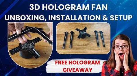 3d Hologram Fan Installation And Software Setup 3d Hologram Fan Unboxing